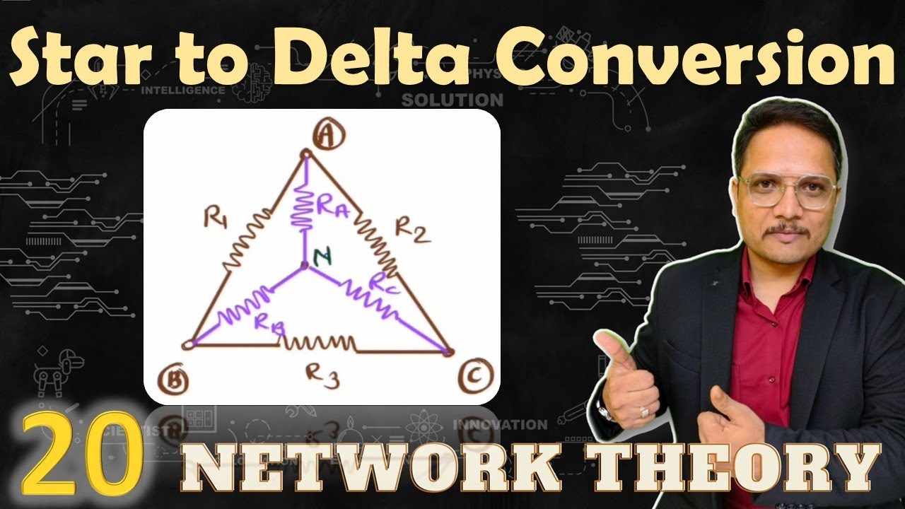 Star to Delta Conversion Explained: Basics, Proofs and Example - YouTube