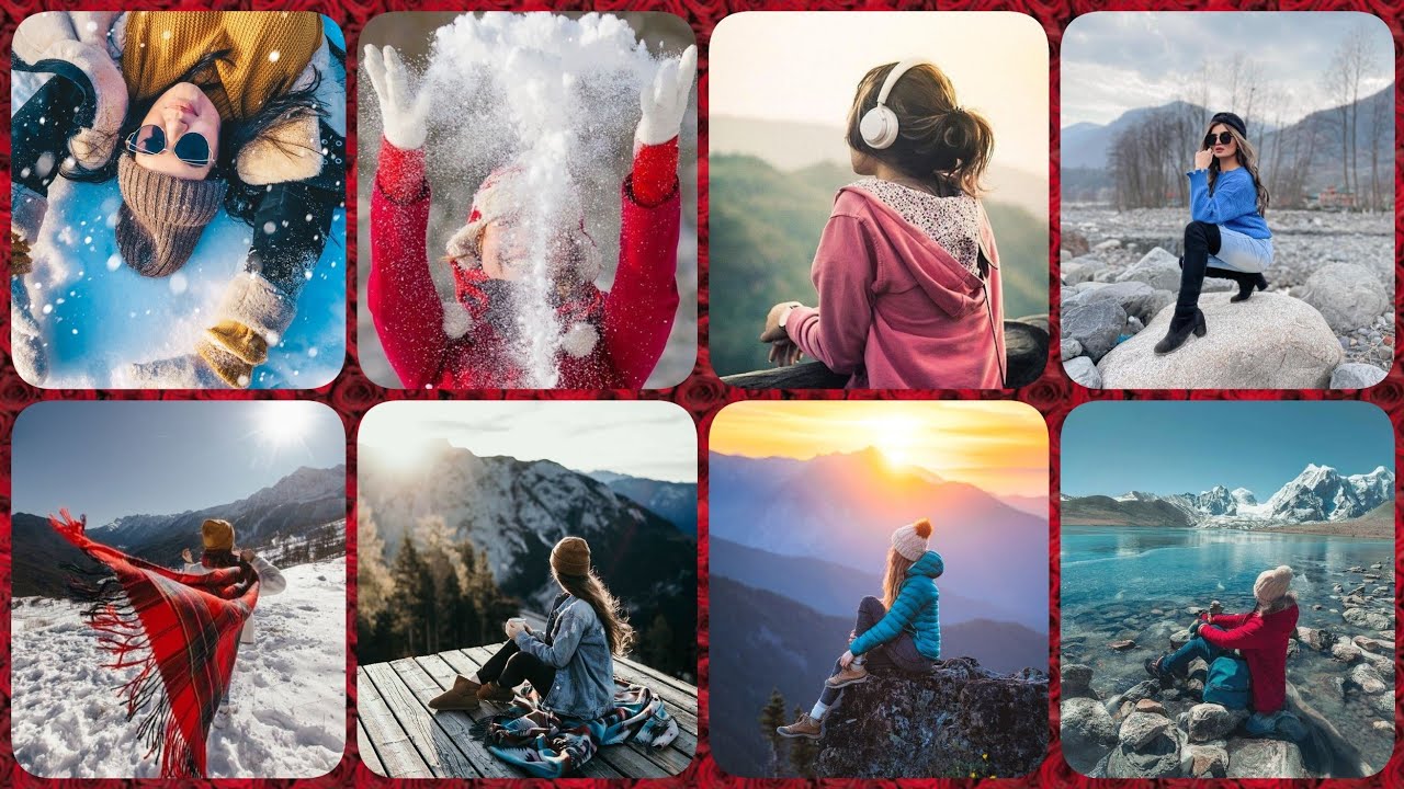 Girls snow ️ lovers Dpz || girls winter dpz || Whatsapp DP for girls # ...
