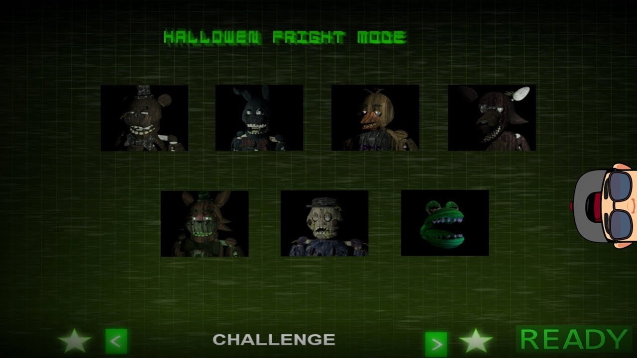 HALLOWEEN FRIGHT MODE + NIGHT 8 | THE RETURN TO FREDDY'S 3: HALLOWEEN ...