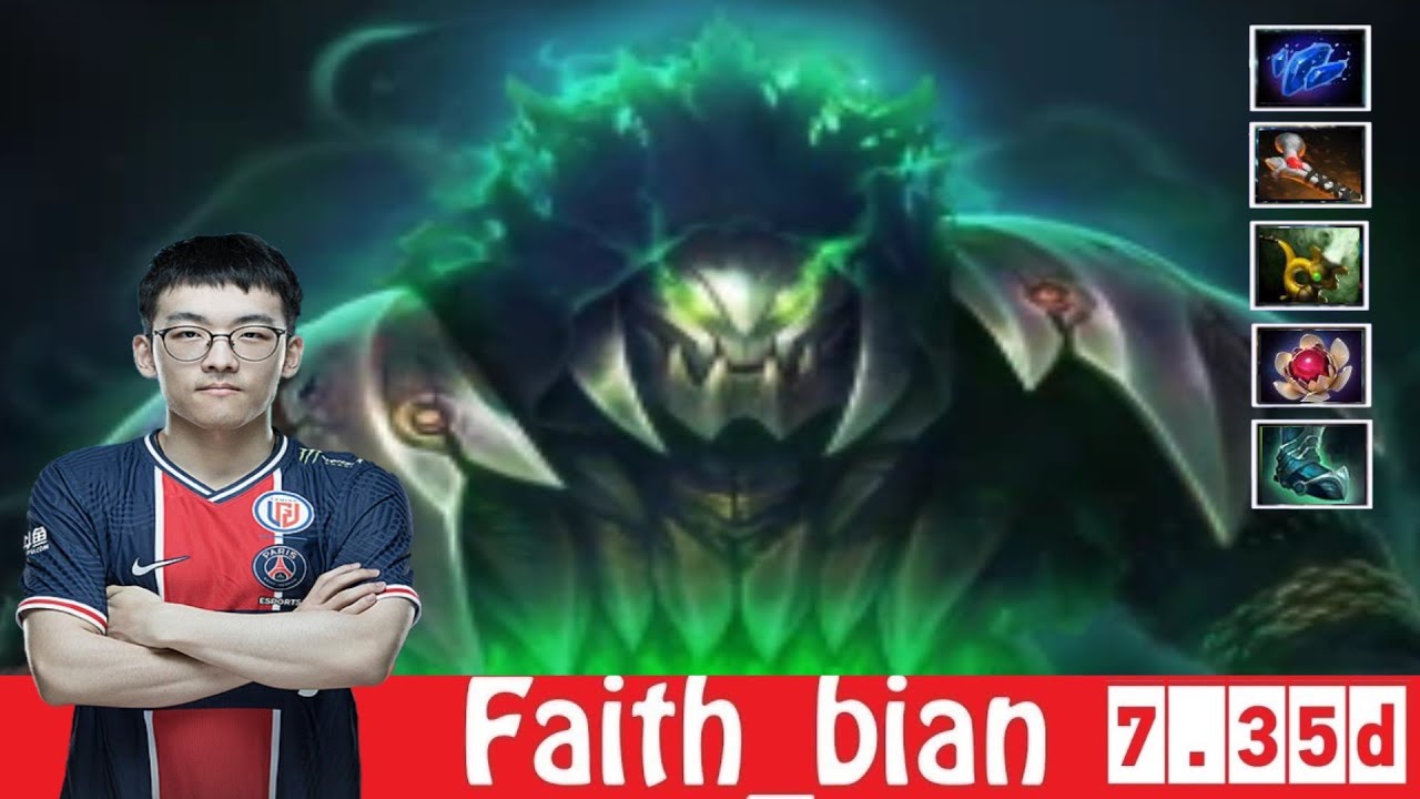 [DOTA 2] Faith_bian the UNDERLORD [OFFLANE] [7.35d] - YouTube