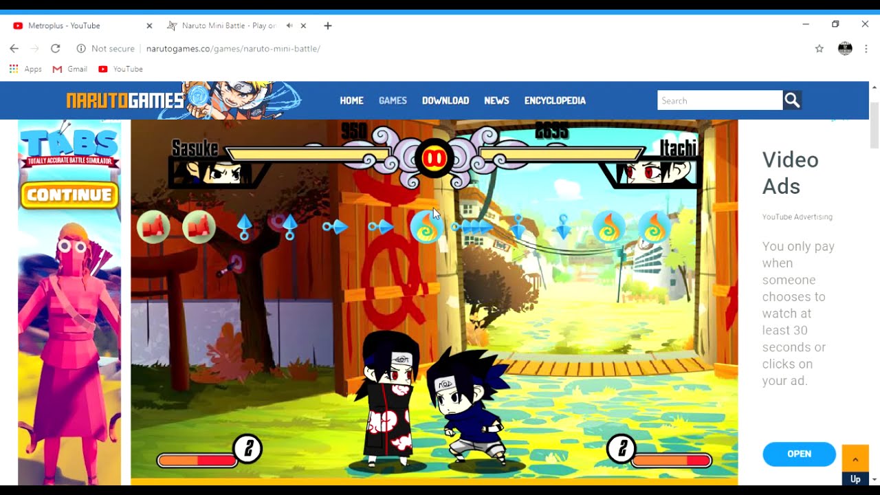 Naruto Chibi fight night - YouTube