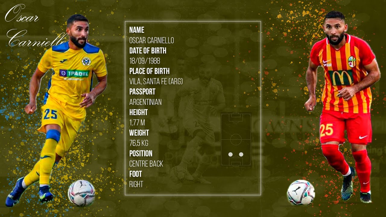 Oscar Carniello - Centre Back - YouTube