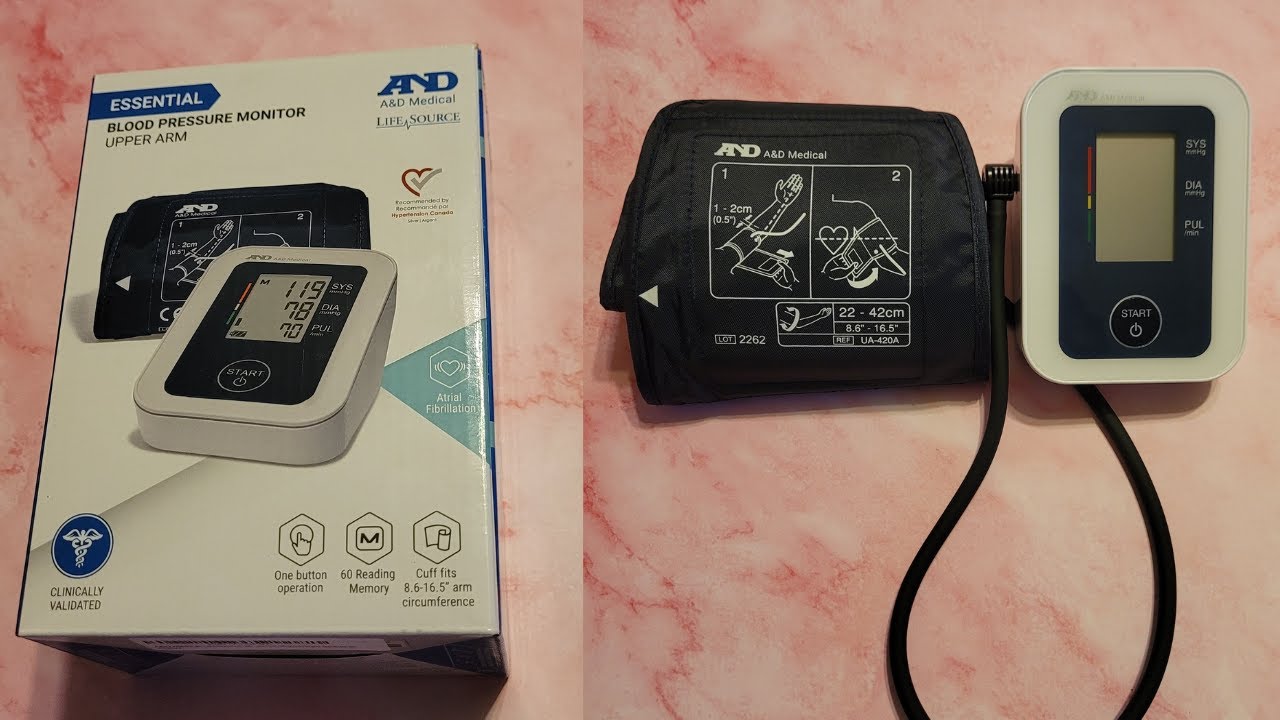 A&D Medical Blood Pressure Monitor Unboxing - YouTube