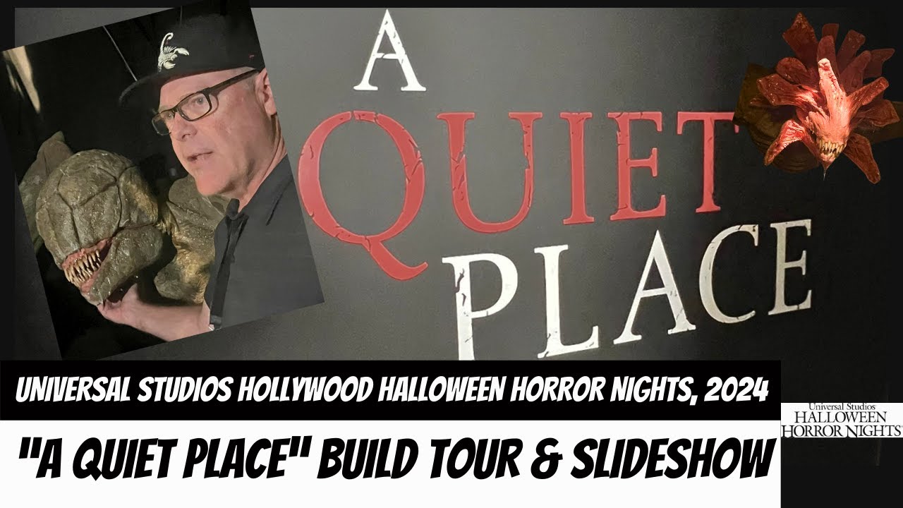 HHN A Quiet Place Maze/House Tour w/John Murdy Universal Hollywood ...
