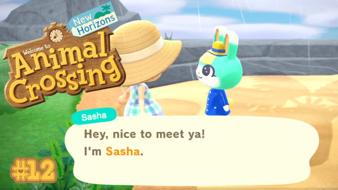 SASHA!! - Animal Crossing New Horizons Stream 12 (06/24/2024) - YouTube