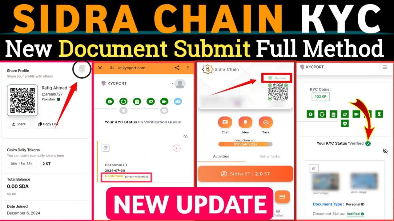 Sidra Chain Kyc Verification | Sidra Chain App Login Problem | Sidra ...