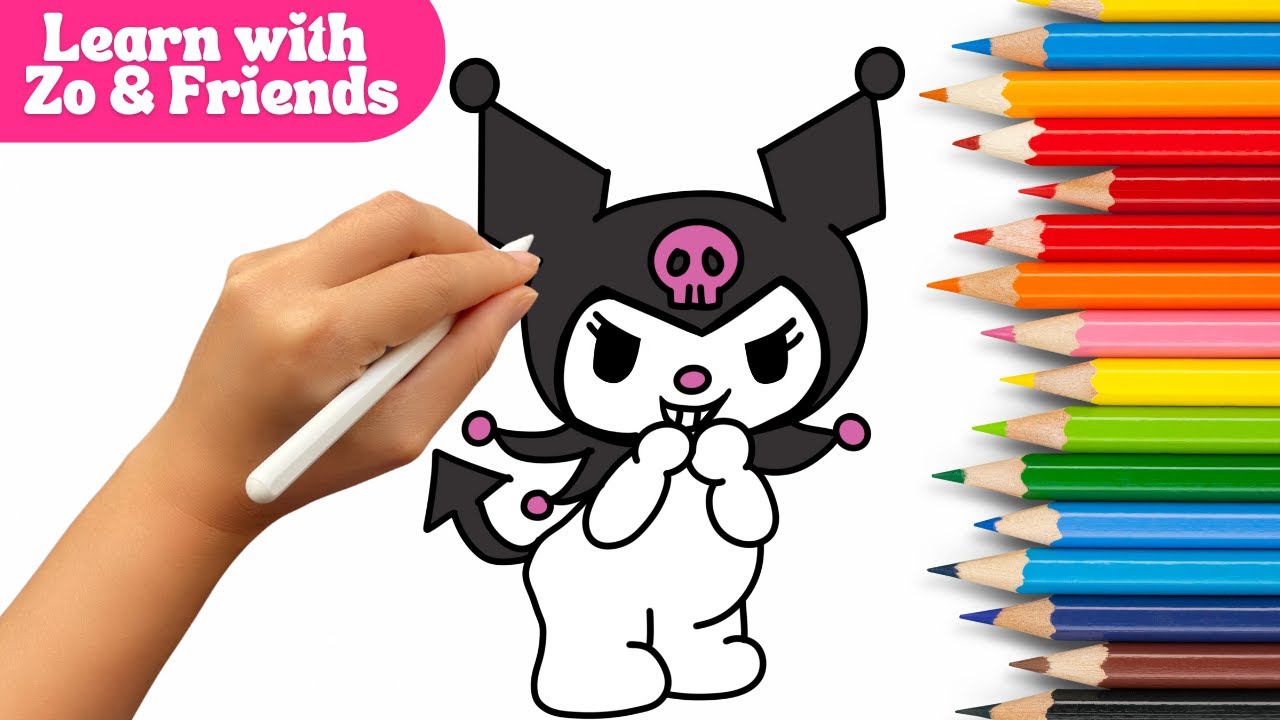 Learn to Draw and Color Kiromi from Hello Kitty and Friends! 🎨 | Step ...