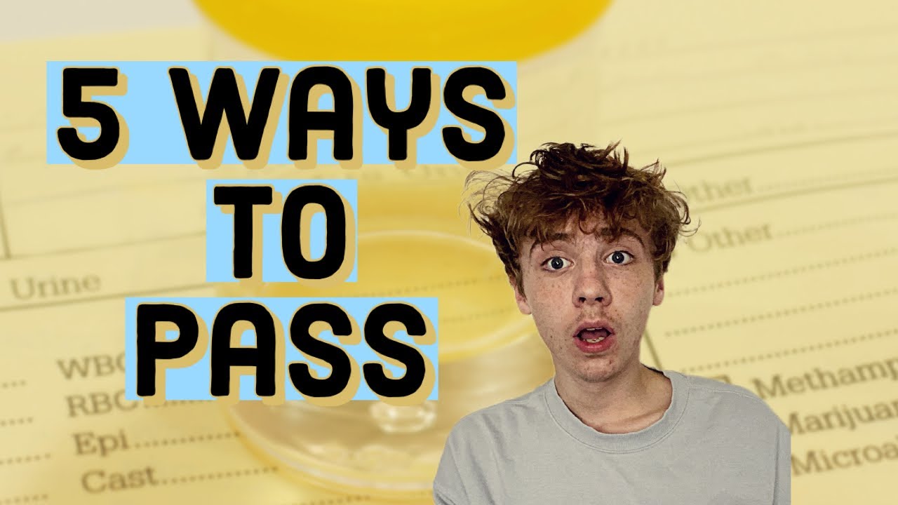 How To Pass Drug Tests - YouTube