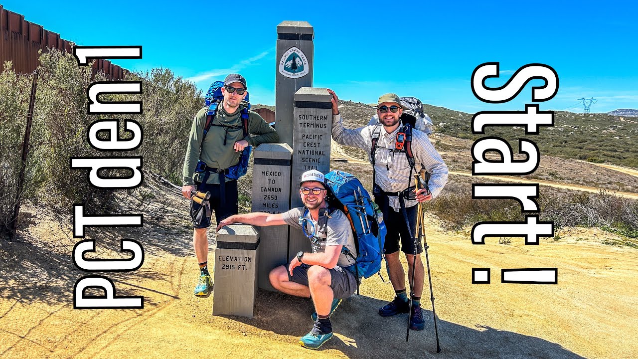 PCT 2023 | Den 1 - Start! | Day 1 - Start! - YouTube