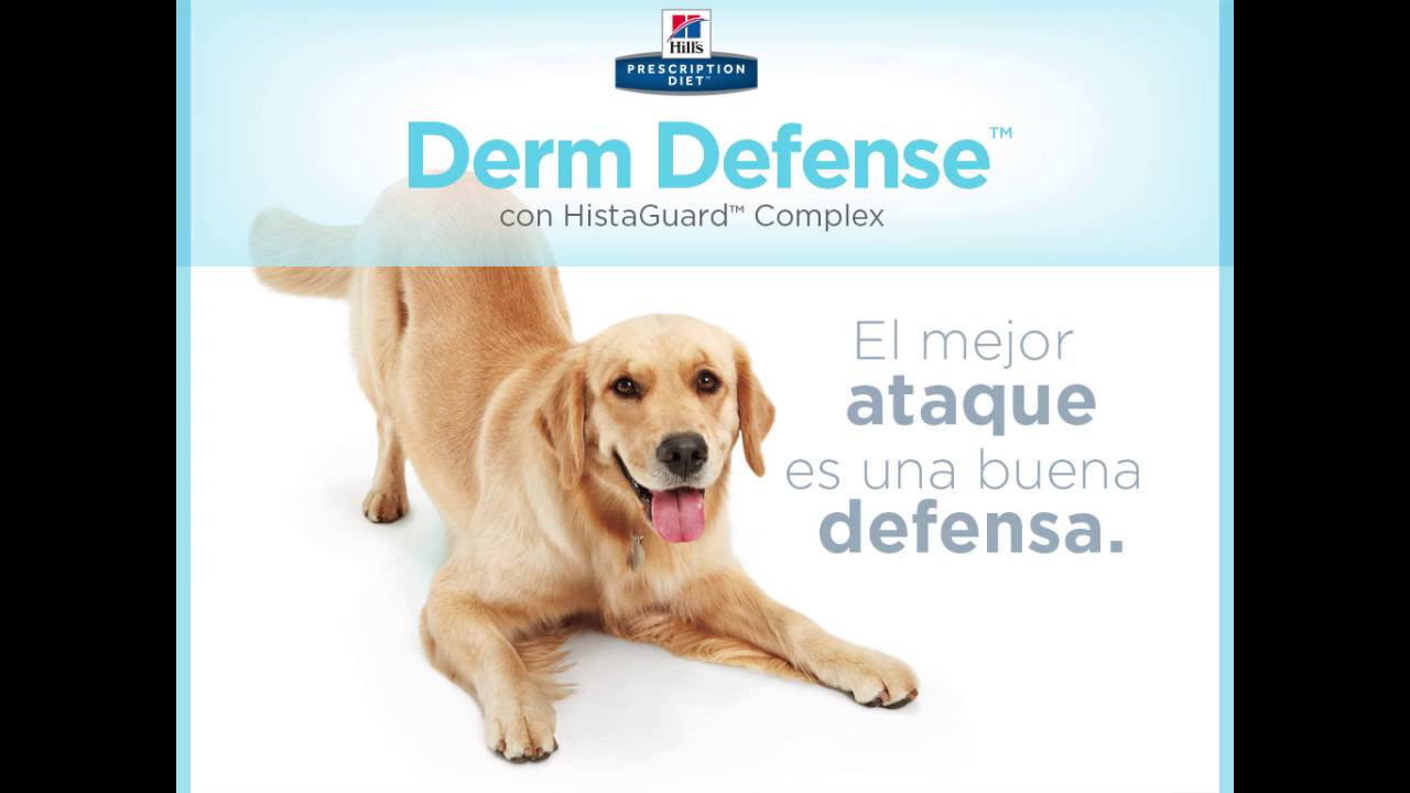 Hill's Prescription Diet Canine Derm Defense Skin Care - YouTube