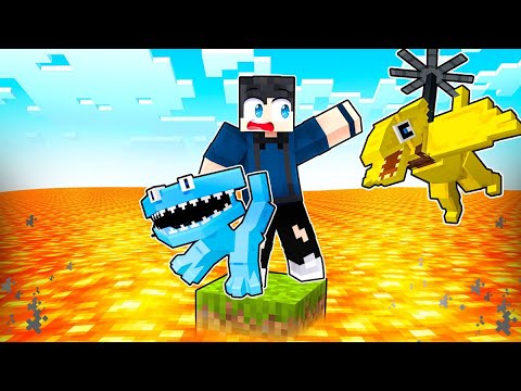 SOBREVIVA na LAVA com o YELLOW E CIANO DE RAINBOW FRIENDS 2 - YouTube