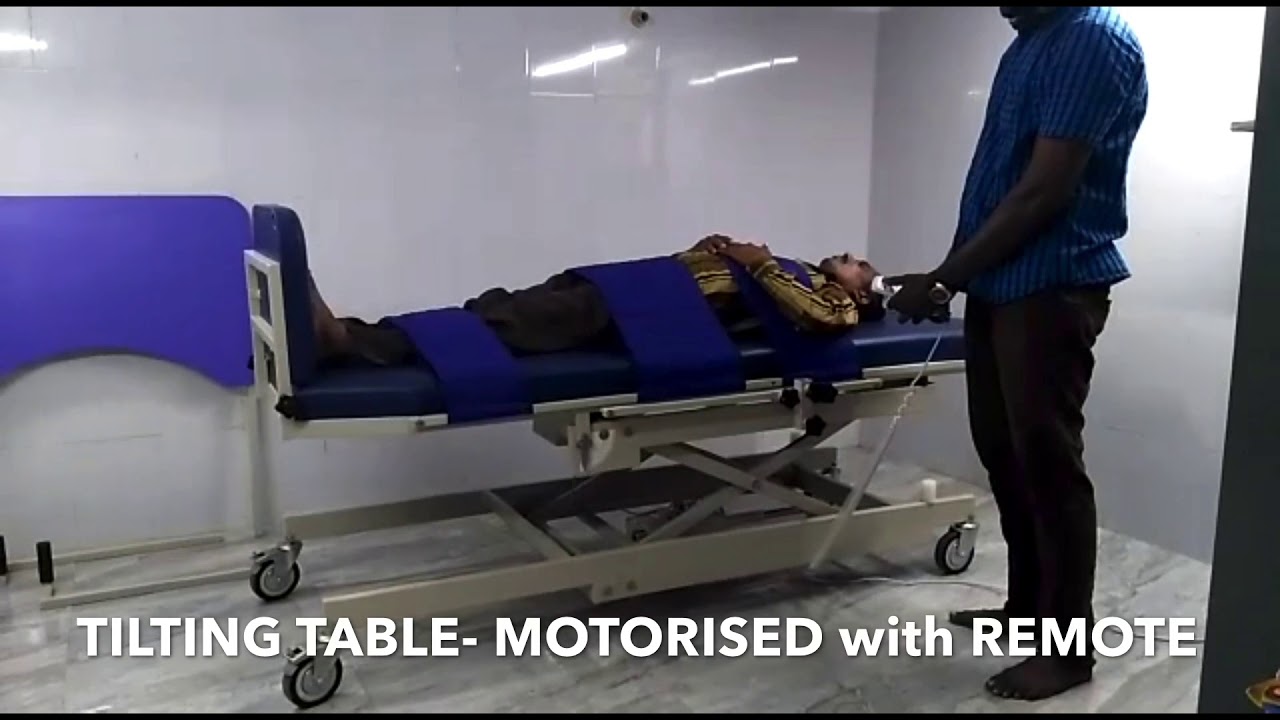 TILTING TABLE- MOTORISED WITH REMOTE AND HEIGHT ADJUSTABLE | DEMO - YouTube