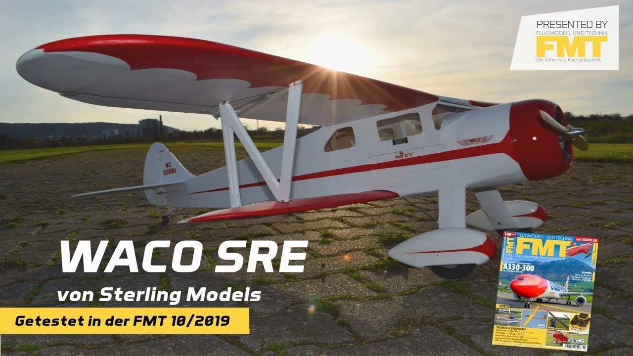 WACO SRE von Sterling Models - YouTube