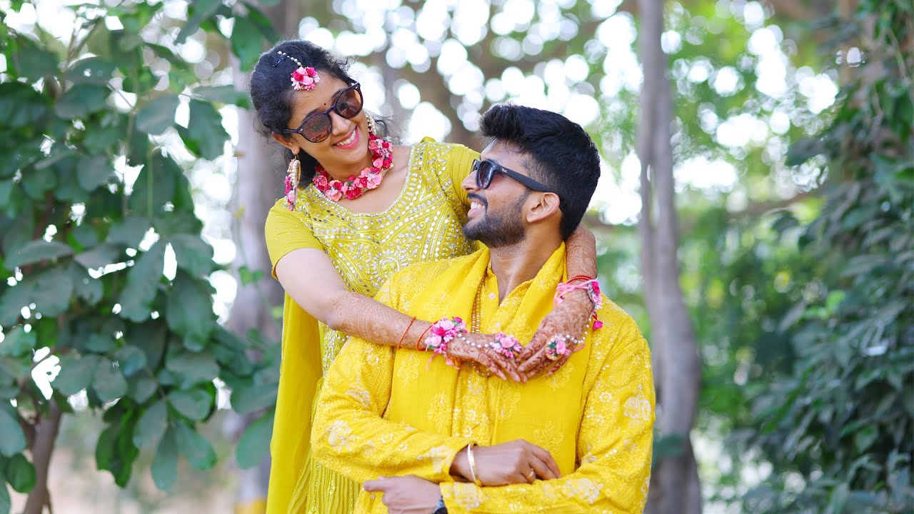 LASYA ANIRUDH HALDI CELEBRATIONS | MK PHOTOGRAPHY | - YouTube