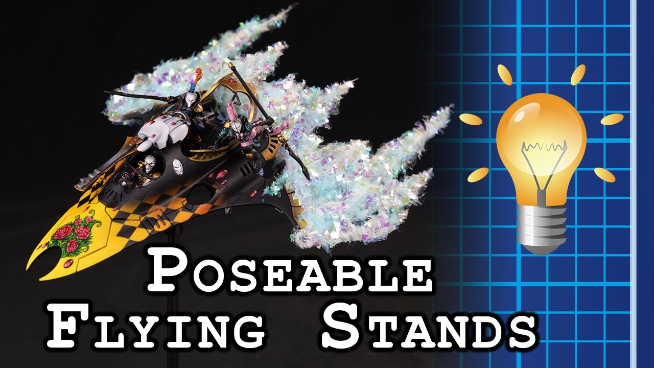 An Idea for Poseable Warhammer Flying Stands using Lego - YouTube