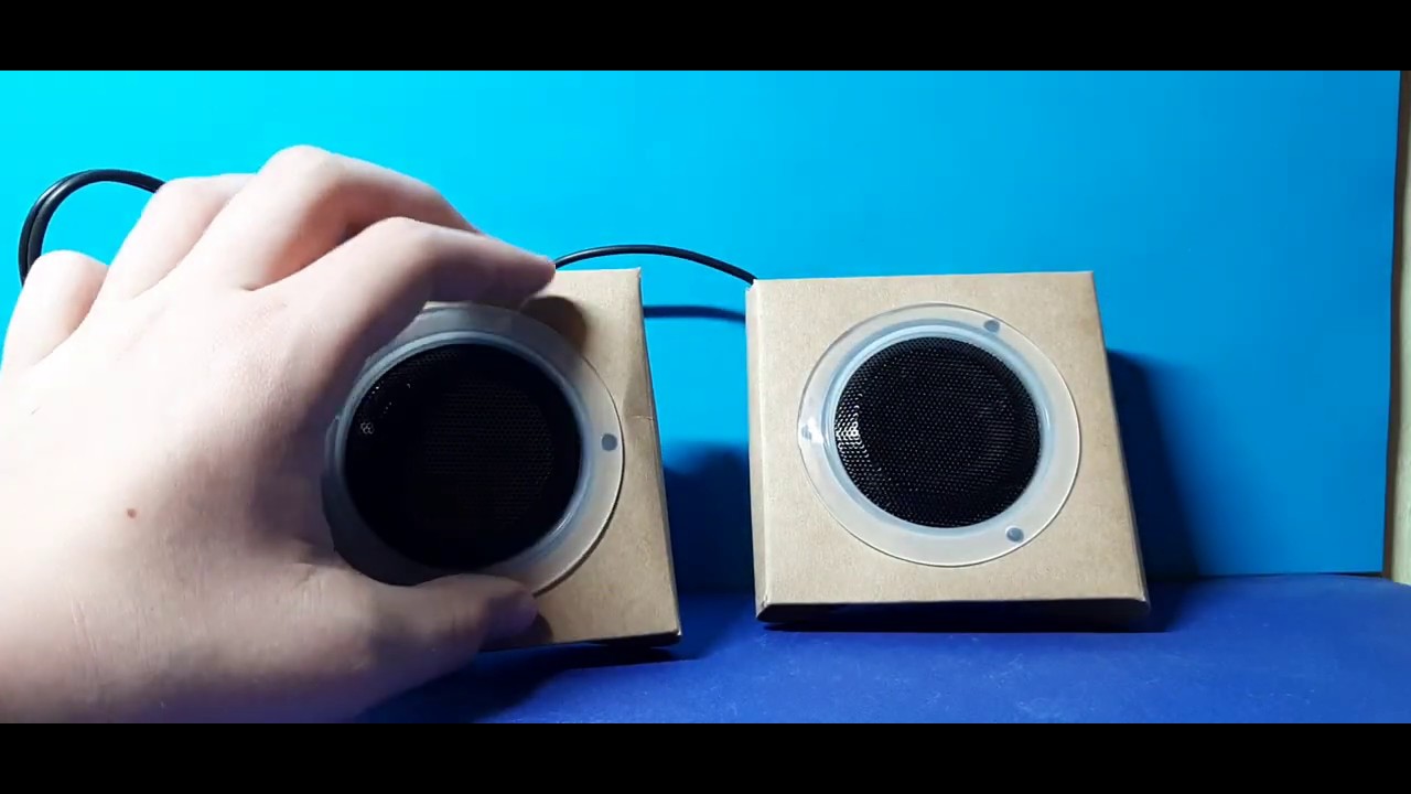 Unboxing 7€ Cardboard Speakers - YouTube