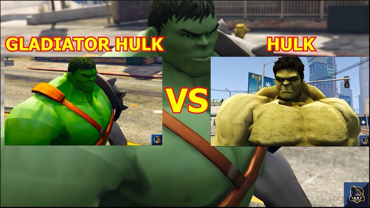1 Superheroes battle - Gladiator HULK vs HULK - YouTube