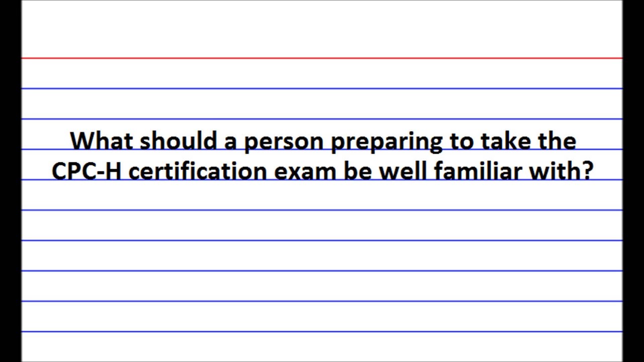 CPC-H Flash Cards: Question Set 3 - YouTube