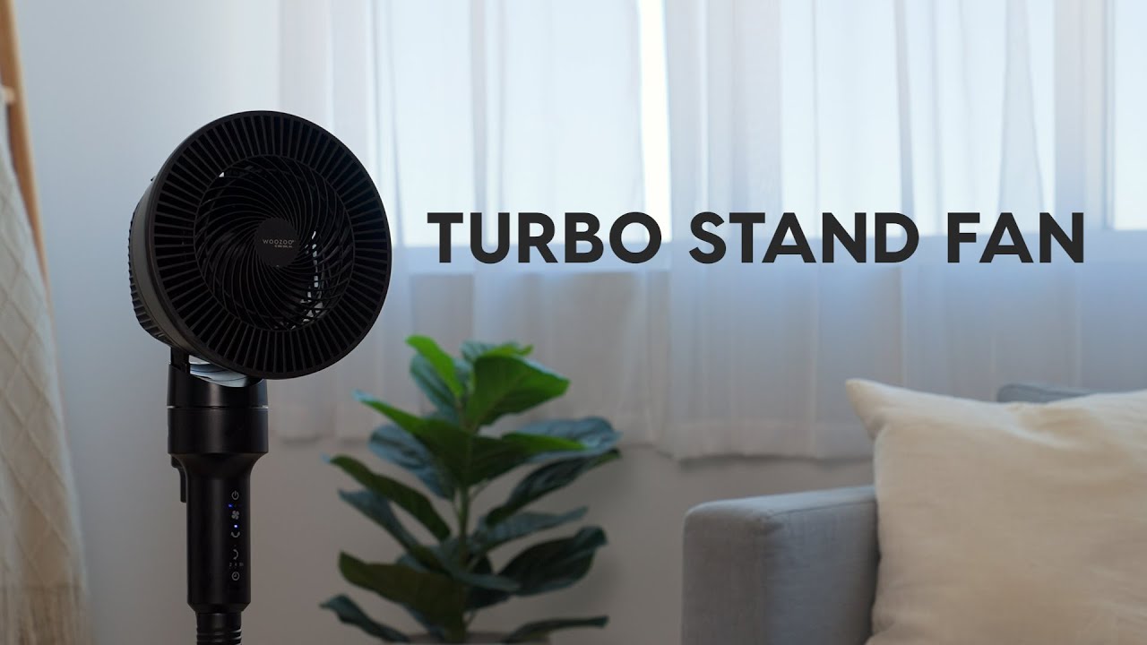 WOOZOO® Turbo Stand Fan (STF-AC15T) - YouTube
