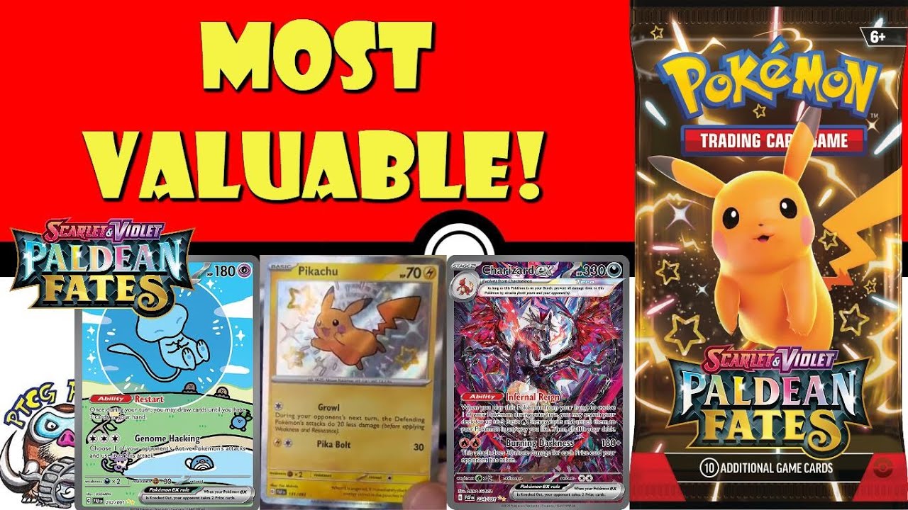 Most Valuable Cards in Paldean Fates! Best English Cards to Pull ...