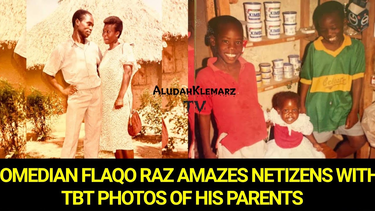 COMEDIAN FLAQO RAZ AMAZES NETIZENS WITH TBT PHOTOS OF HIS PARENTS - YouTube