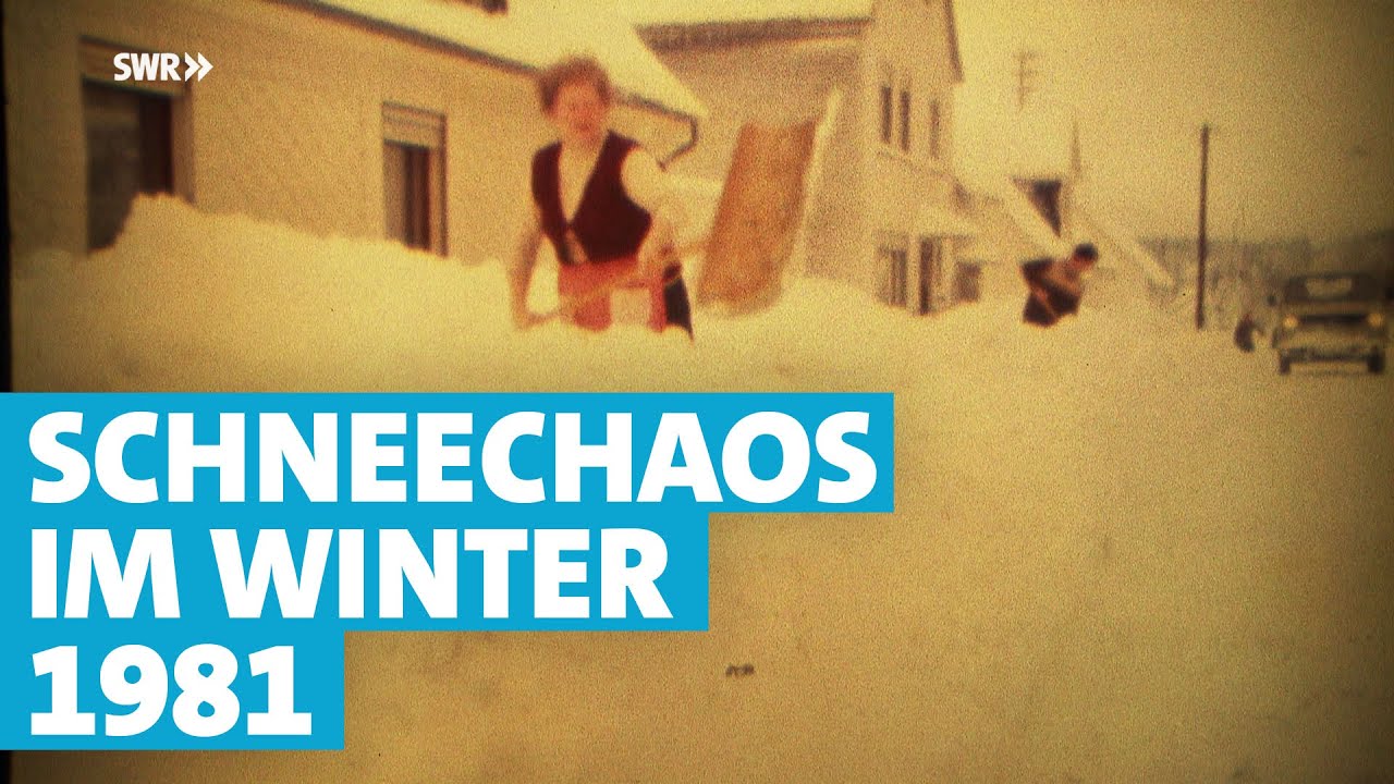 Schneemassen im Winter 1981: Bölsberg im Westerwald war eingeschneit ...