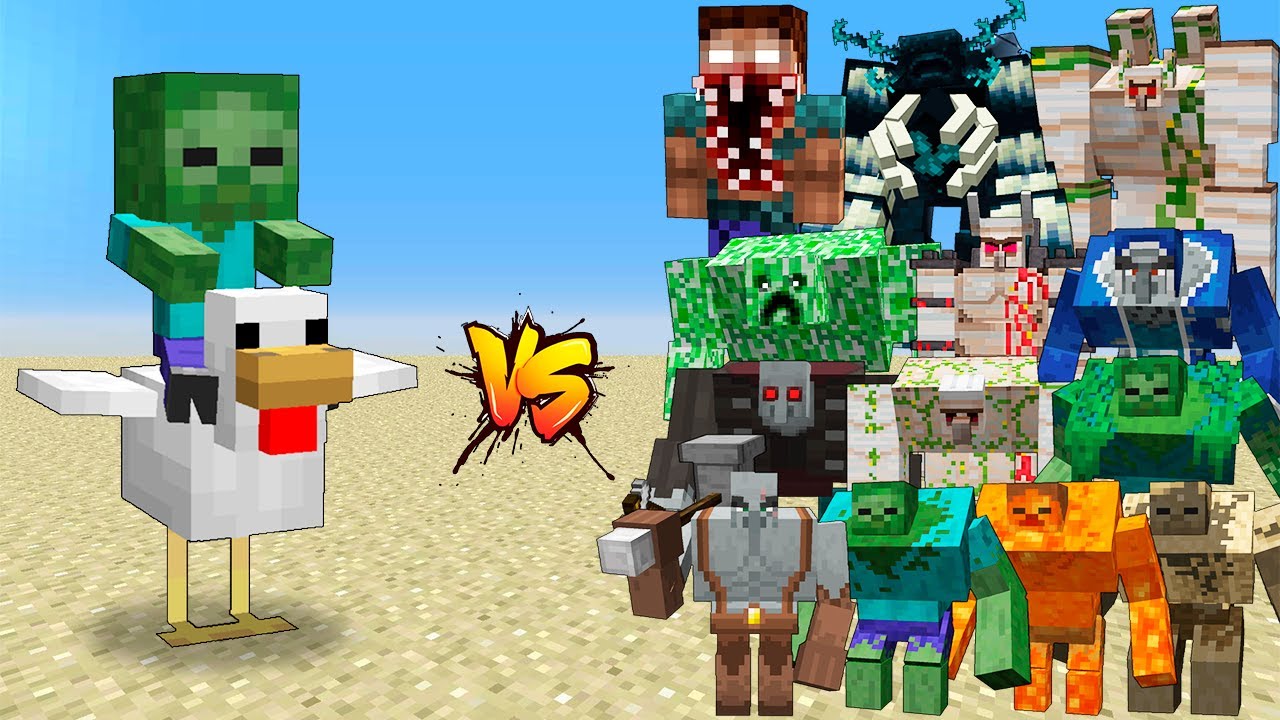 Ultra Chicken Jockey vs MUTANT FAMILY – EPIC Minecraft 1.21.5 Battle ...