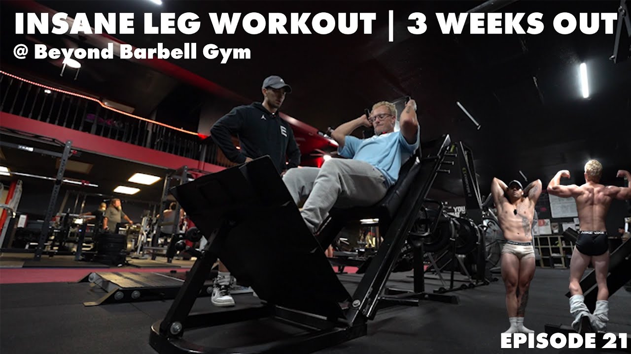 EP. 21 | INSANE LEG DAY at Beyond Barbell - YouTube