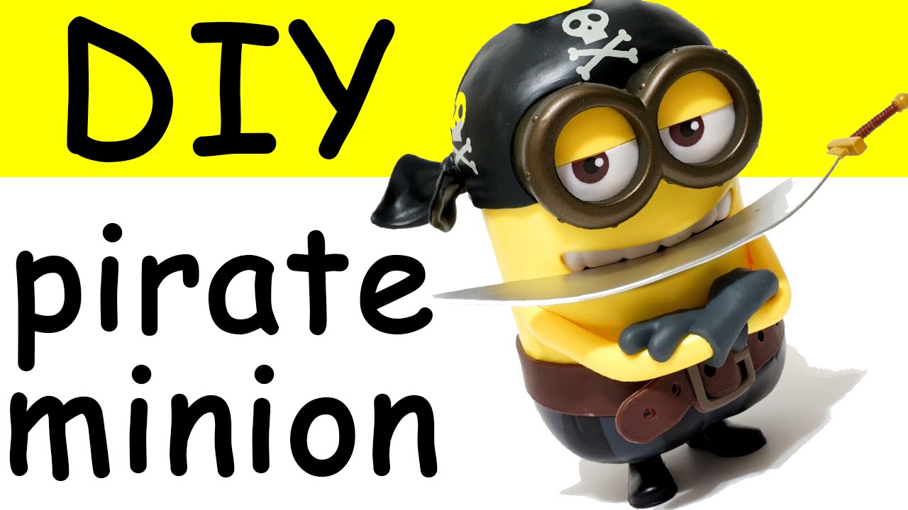 How To Make Pirate Minion Of The Caribbean Movie - Cute Despicable Me ...
