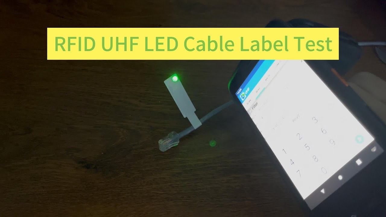 Revolutionize Cable Management with OSrfid's UHF LED Cable Labels - YouTube