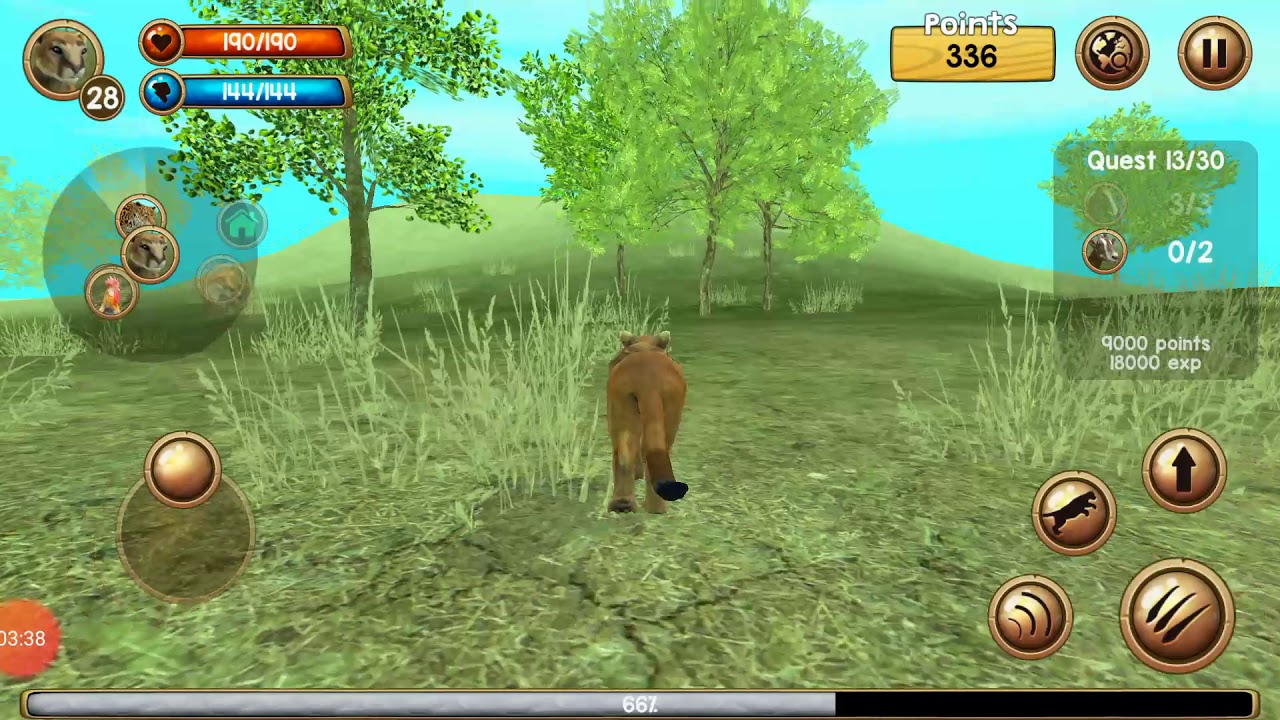 Playing Panther simulator game part-7 - YouTube