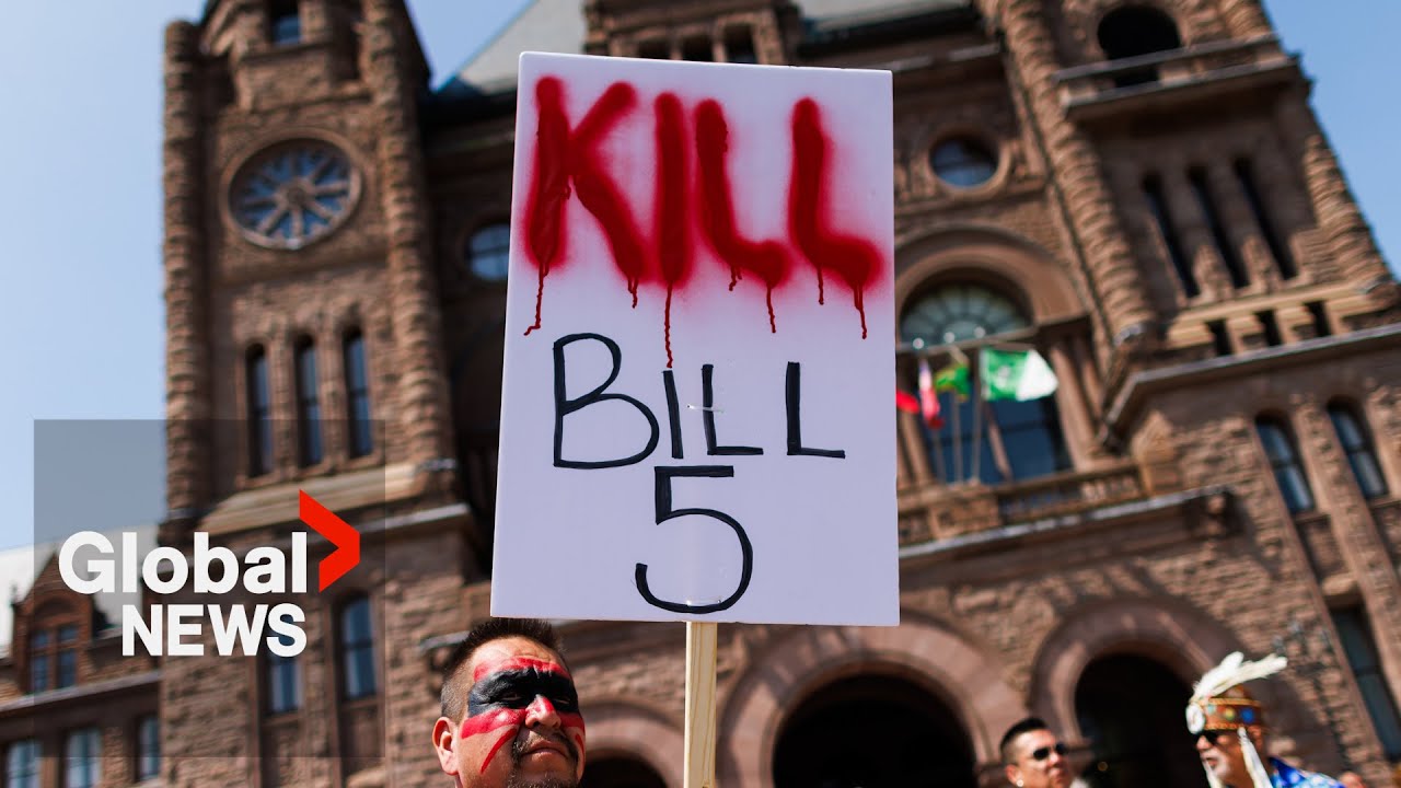 Bill 5: Protesters gather at Queen’s Park as Ford meets with Carney ...