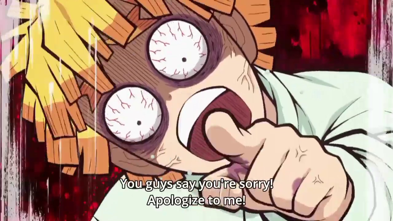 Zenitsu Freak out moments - YouTube