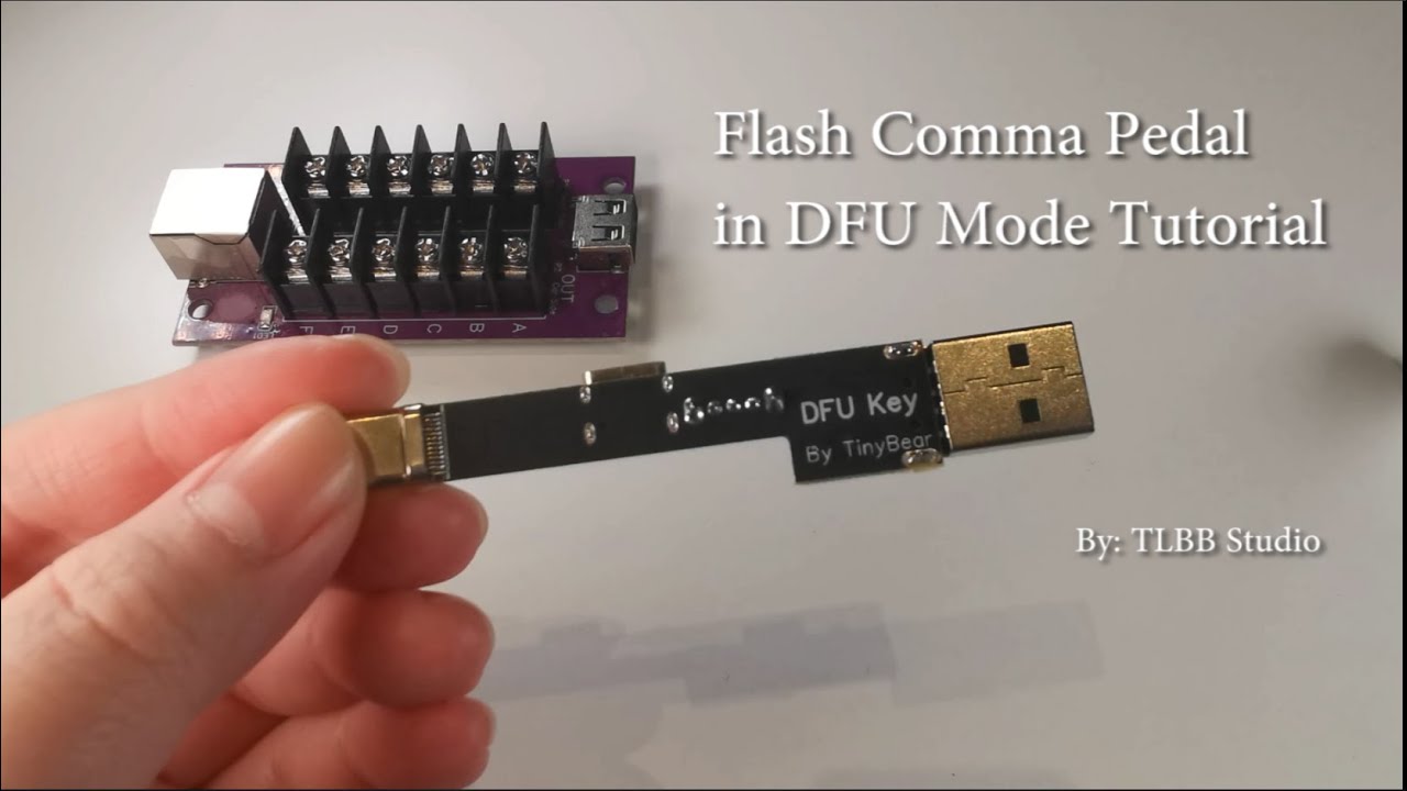 Flash Comma Pedal in DFU Mode Tutorial - YouTube