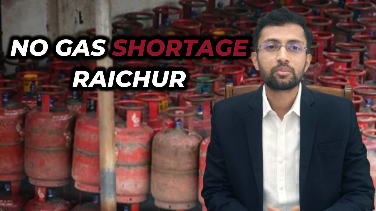 RAICHUR ZILLE ME GAS CYCLINDER KI KAMI NAHI | DC - YouTube