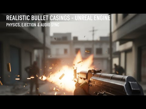 🔫 Bullet Casing Ejection & Sound Effect in Unreal Engine | Realistic ...