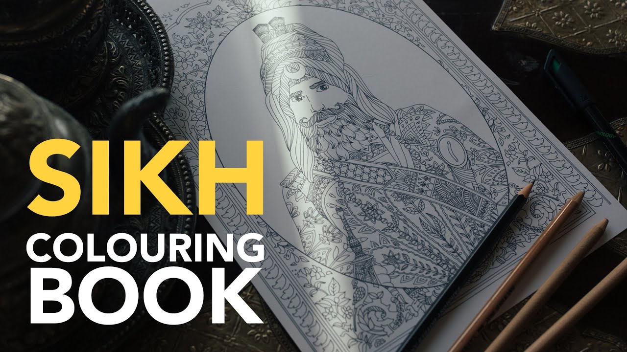 Introducing the World's First Sikh Adult Colouring Book! - YouTube