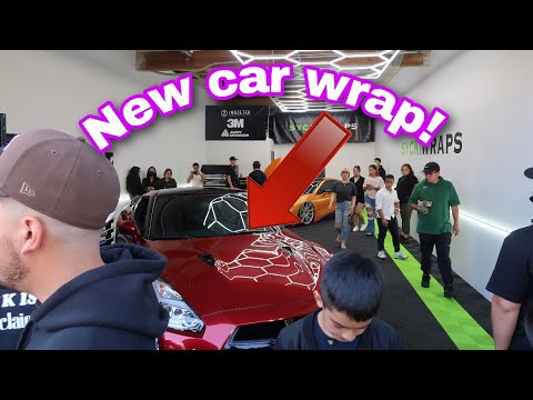 FINDINGNICK CAR MEET! (SYCK WRAPS) *NEW CAR WRAP ON GTR* - YouTube
