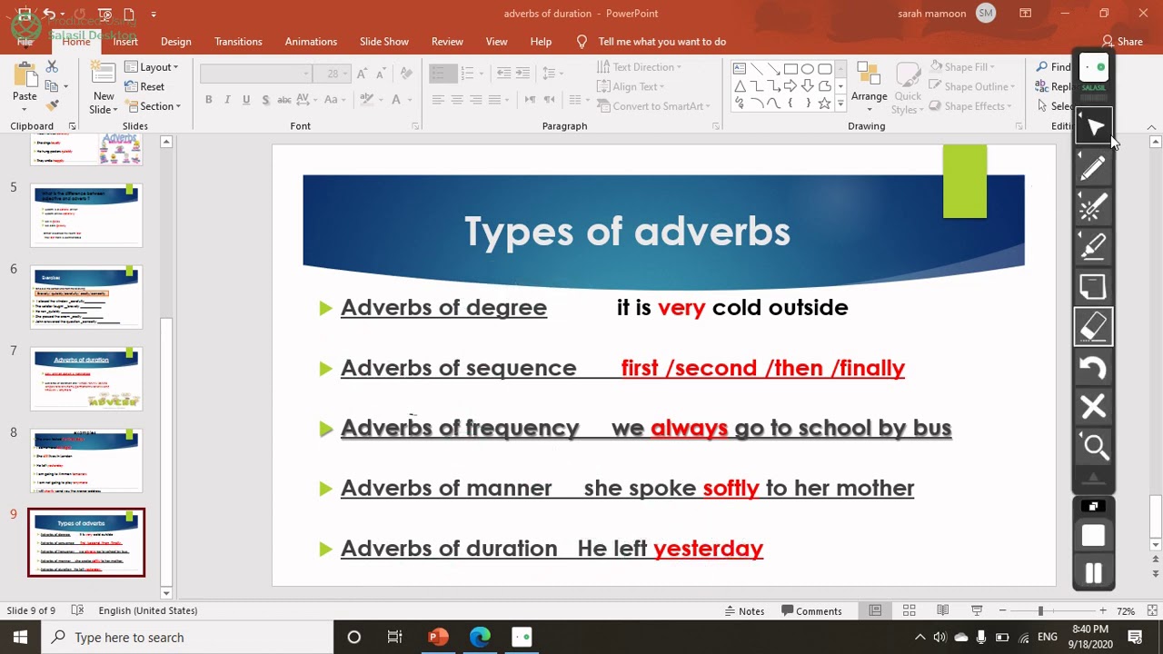 adverbs of duration - YouTube