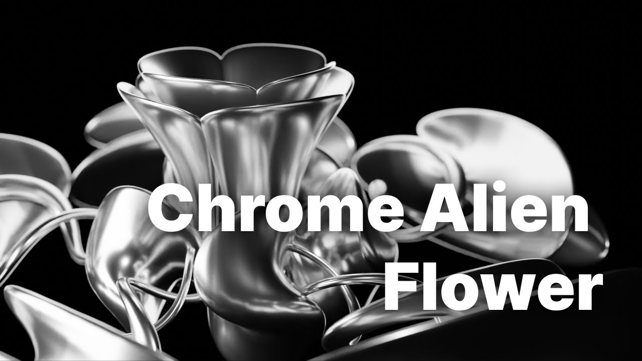 Chrome Alien Flower in Blender | Tutorial - YouTube
