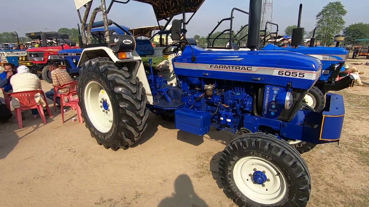 Farmtrac 6055 tractor 2014 model for sale price 4.63 Lakh - YouTube