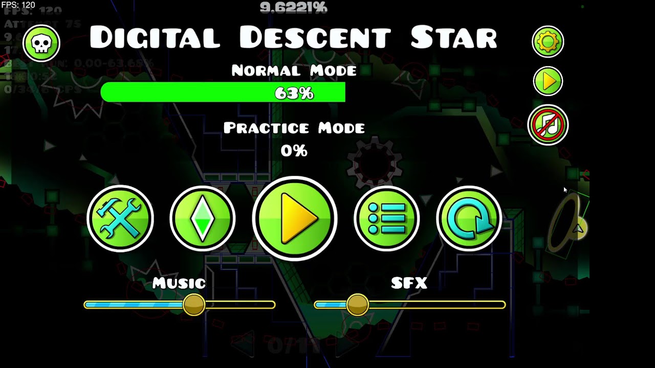 Digital descent stream №6 | Geometry Dash - YouTube