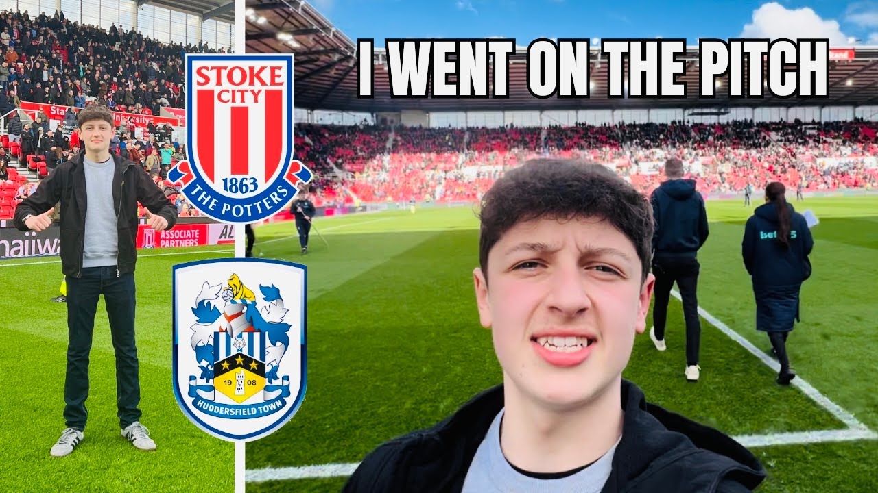 I WENT ON THE PITCH IN FRONT OF 25,000 PEOPLE *Stoke City 1-1 ...