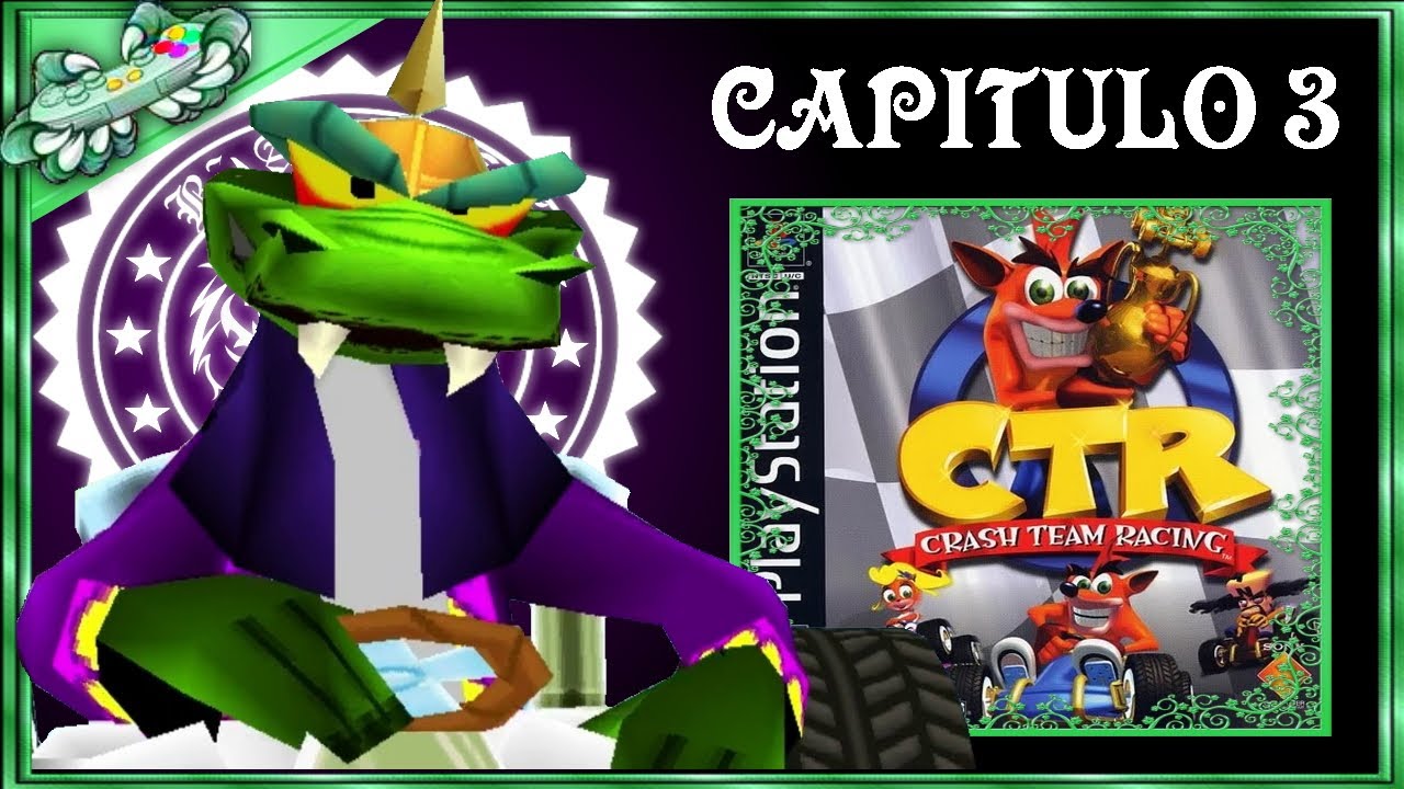 crash team racing CTR - capitulo 3 / gameplay español (PSX) - YouTube