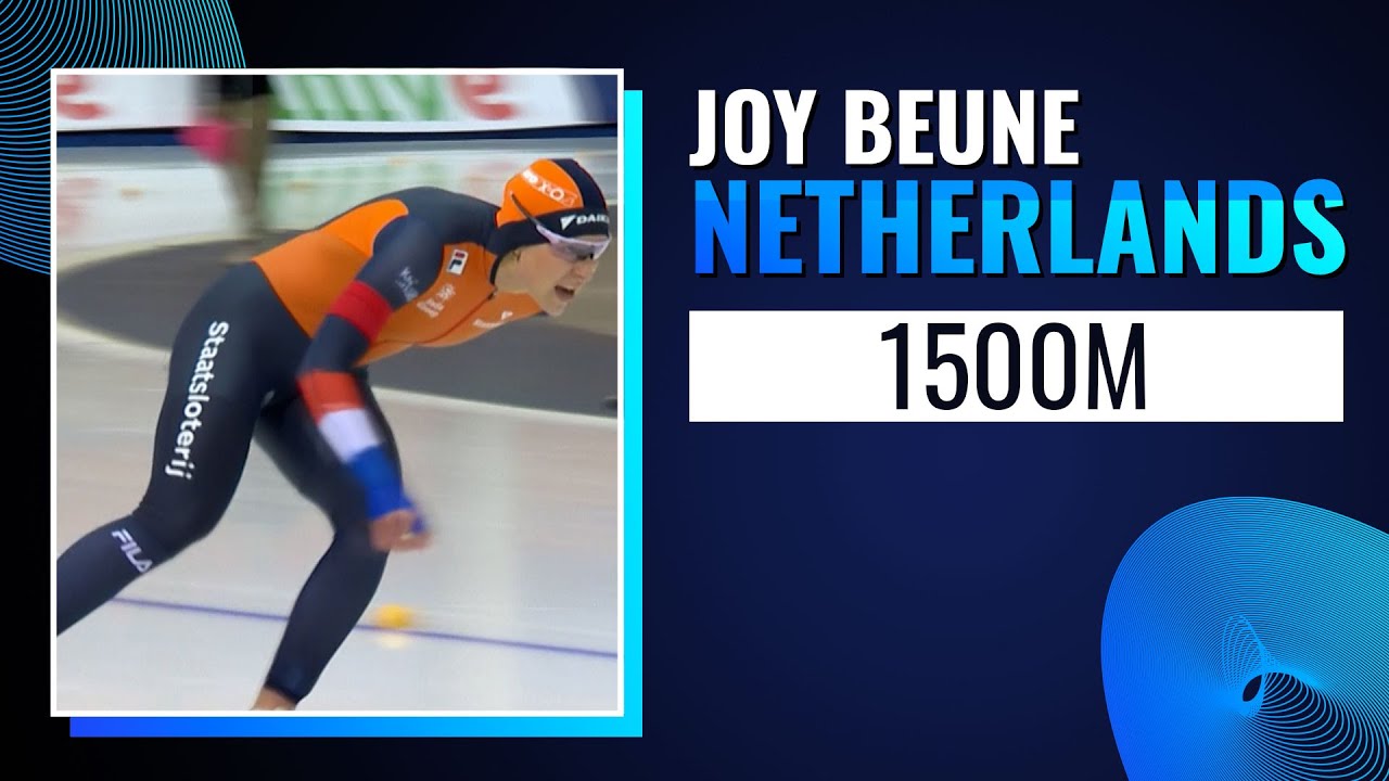 Joy Beune's golden moment! | Women 1500m | Milwaukee 2025 | # ...