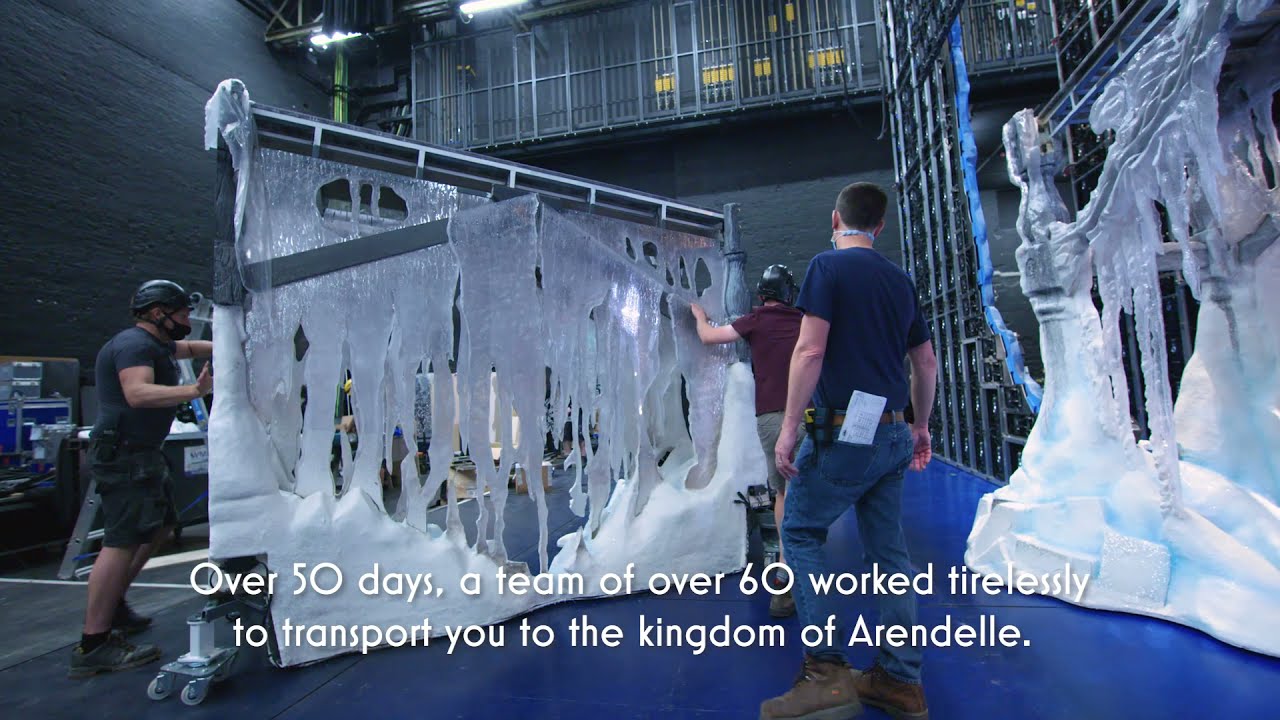 Building the world of Frozen: Set-build Timelpase - YouTube