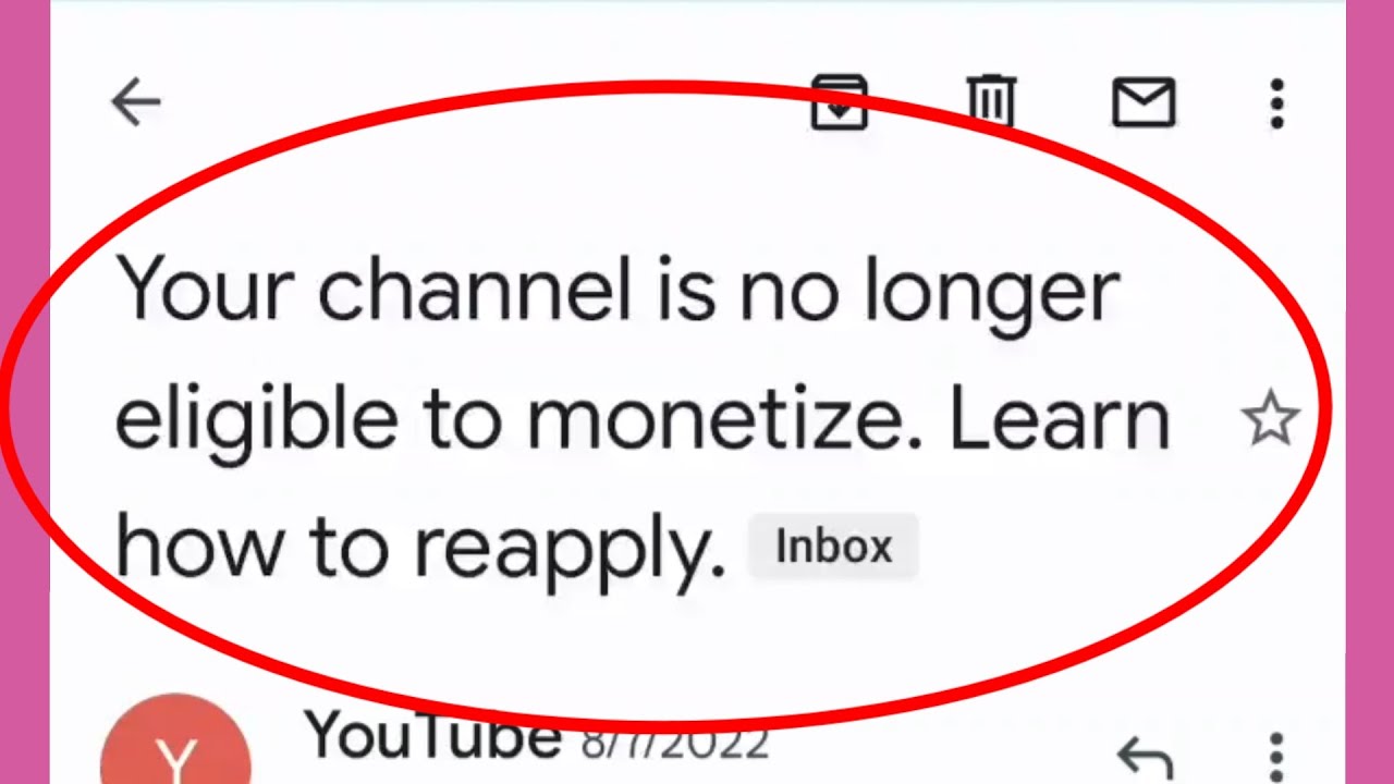 Fix Your channel is no longer eligible to monetize. Learn how to ...