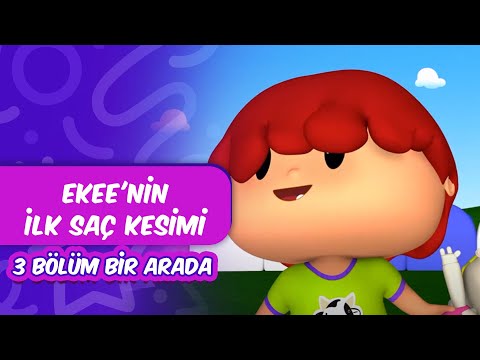 Ekee'nin İlk Saç Kesimi ✂🧑 Pepee Leliko ve Pisi 3 Bölüm Bir Arada! | Düşyeri