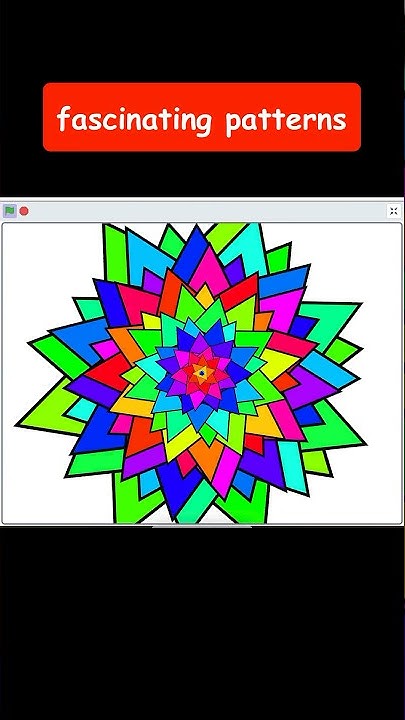 Stained Glass Patterns with Scratch Coding #scratch #scratchtutorial #scratchprogramming #shorts ...