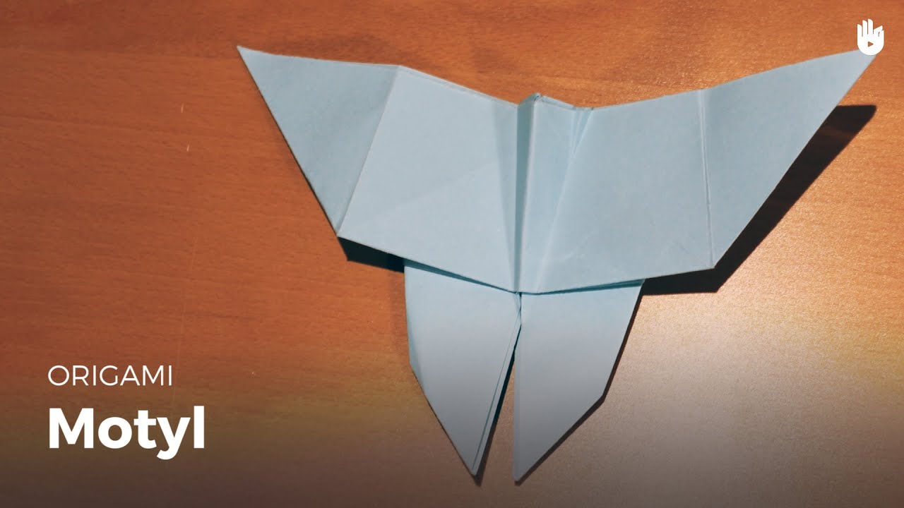 Dowiedz się, jak łatwo zrobić origami - Motyl - YouTube